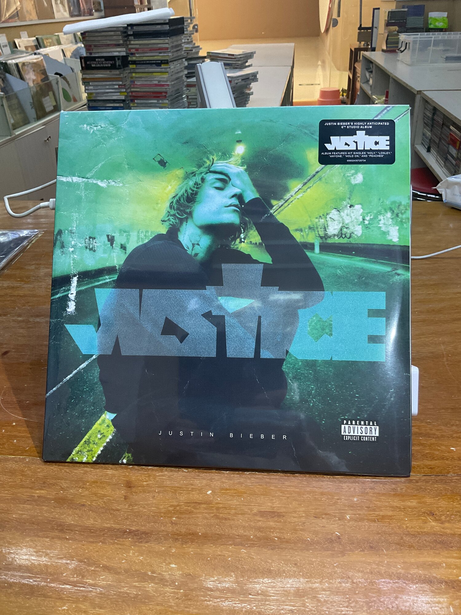 Justin Bieber Justice 2LP виниловая ，пластинка двойной альбом подарочное