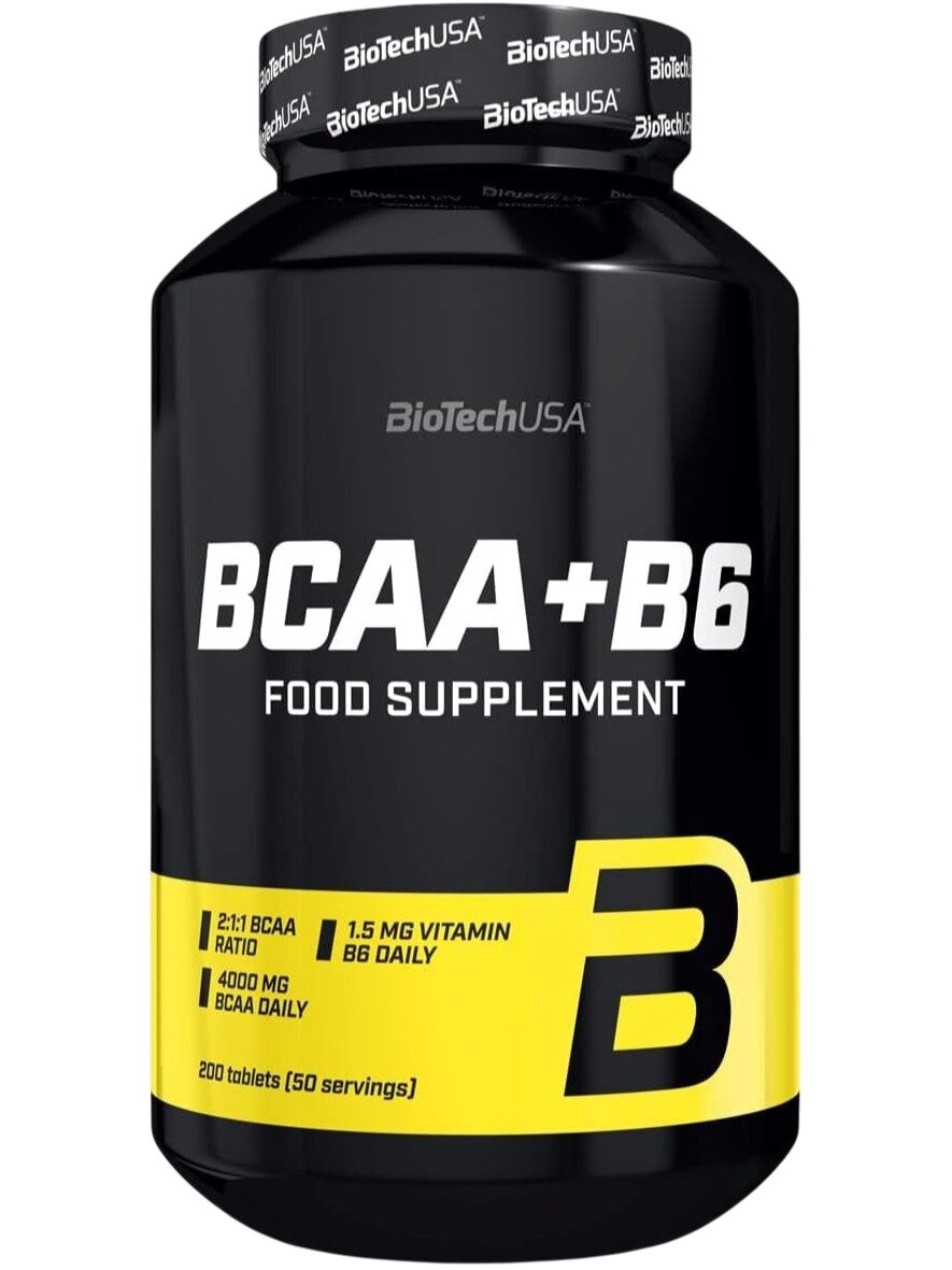 BCAA BioTechUSA BCAA 2:1:1 4000 mg + B6 200 таблеток