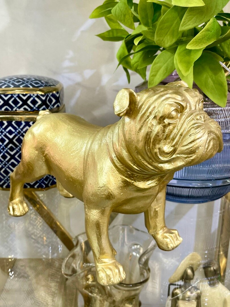 Статуэтка BIZZOTTO PUPPY BULLDOG ORO 0183100 285х122х195h