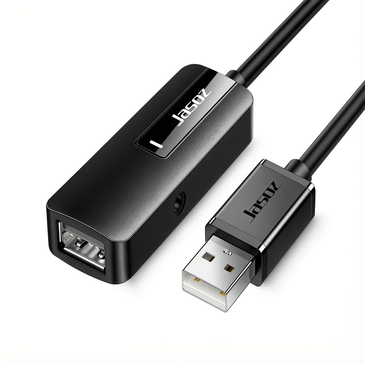 Удлинитель USB 2.0 для мыши и клавиатуры 5 метров с чипом усиления для внешнего диска стабильная передача данных, 1 м
