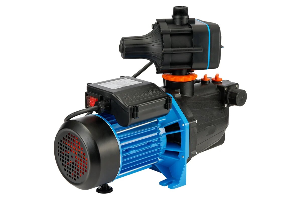 Насос садовый Джилекс джамбо 70/50 П-К Комфорт, центробежный, 1100 Вт, 70 л/мин, подъем 50 м, синий