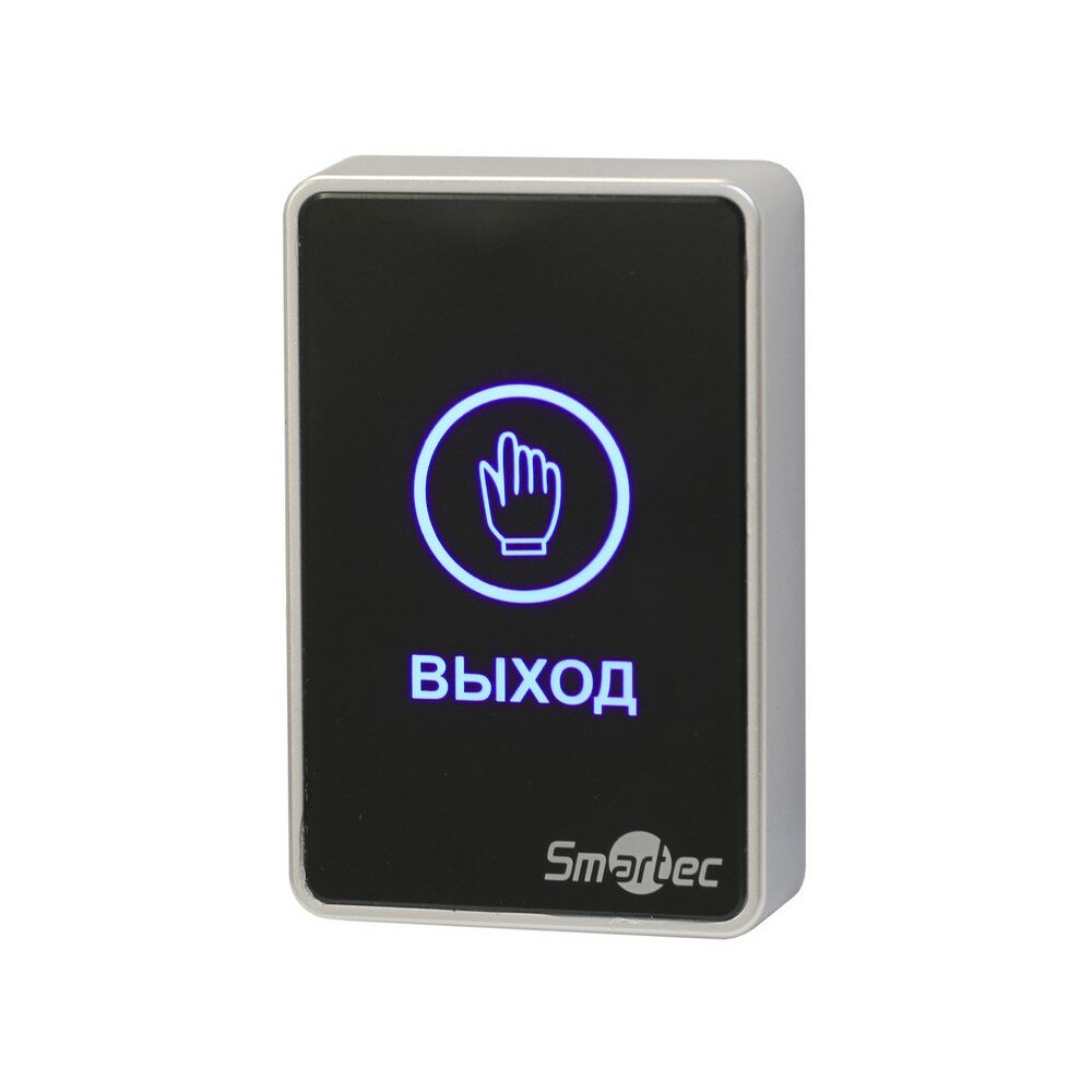 Кнопка выхода Smartec ST-EX020LSM-BK, сенсорная, накладная, пластик, IP54, черный