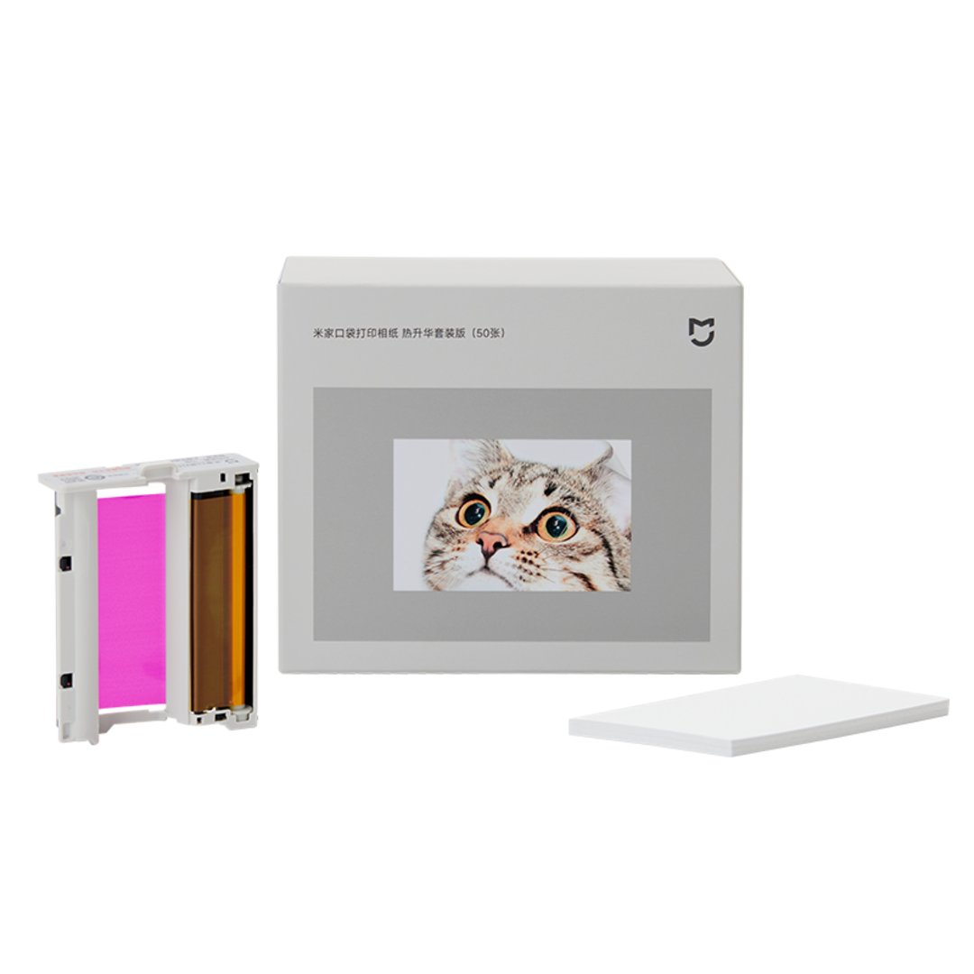 Набор бумаги для карманного фотопринтера Xiaomi Mijia Pocket Photo Printer Pro Photo Paper (50 лиcтов (KDXZRSHHT20S))