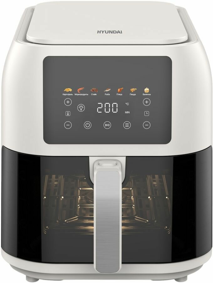 Аэрогриль Hyundai HYF-9083, сливочный