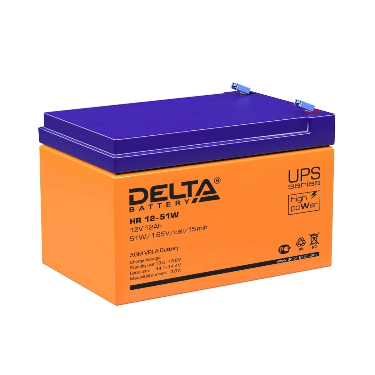 Батарея для ИБП Delta HR 12-51 W