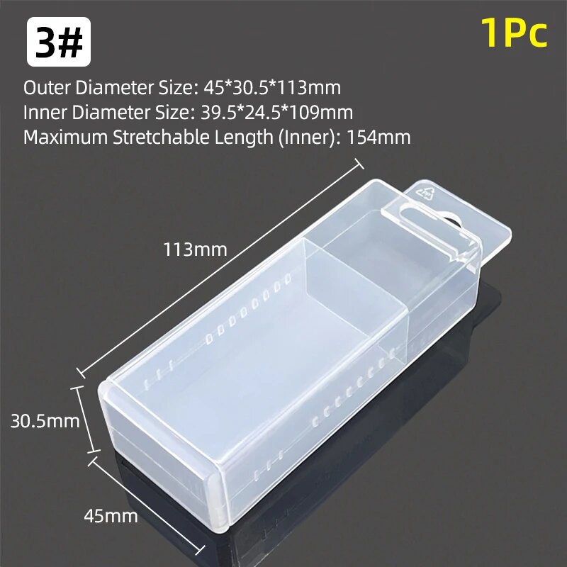 Пластиковый ящик для инструментов 1Pc 3-(7.6-13mm)
