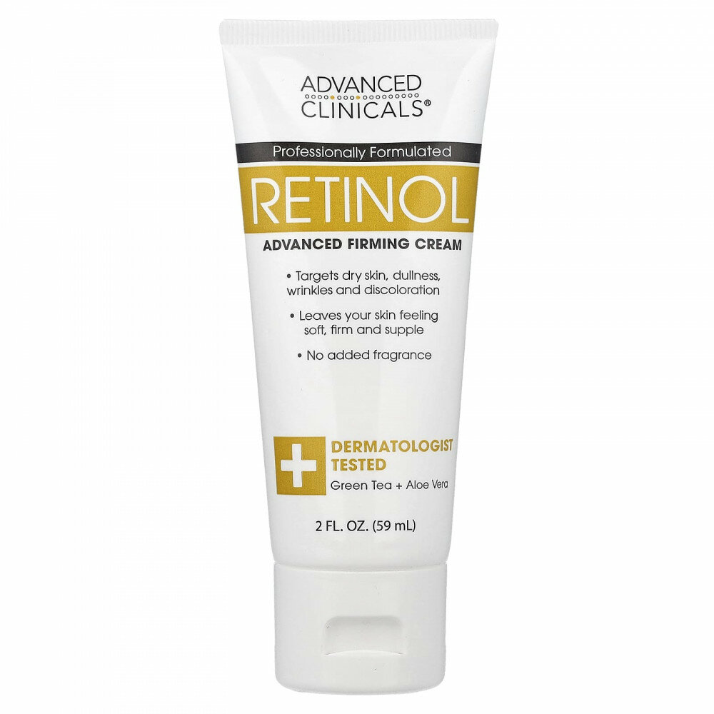 Advanced Clinicals, Ретинол, улучшенный укрепляющий крем, 59 мл (2 жидк. унц.)