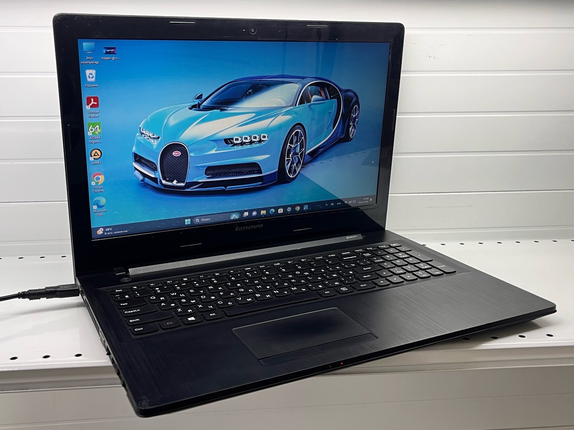 Ноутбук Lenovo G50-45 80E3, SSD 128GB, RAM 4GB, AMD A6-6310, AMD Radeon R4, Windows 11