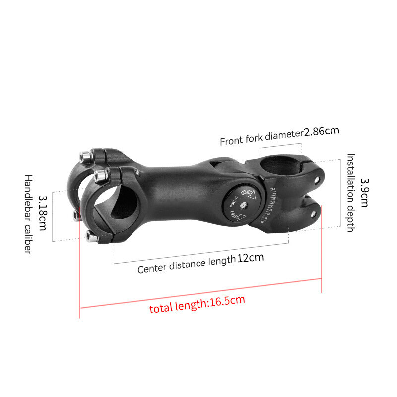 Адаптер для увеличения высоты выноса руля горного велосипеда, алюминиевый сплав, калибр 28.6/31.8, регулируемый по высоте.