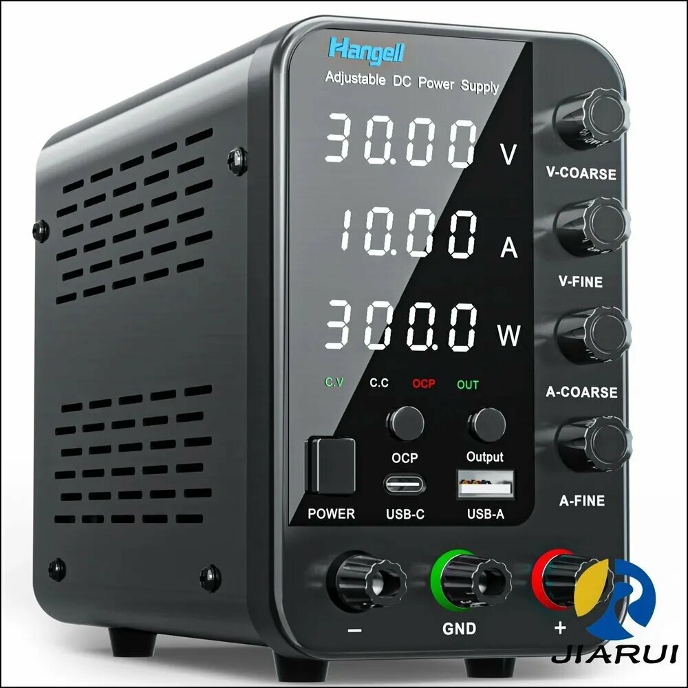 Регулируемый источник питания постоянного тока,30V 10A, цифровой дисплей, регулятор напряжения, коммутация, высокая мощность, Лабораторный блок питания