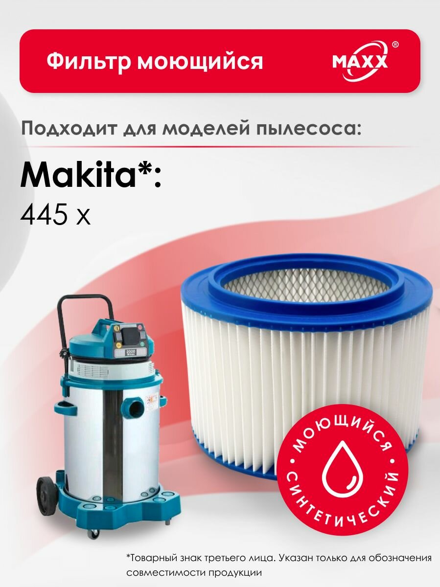 Моющийся HEPA фильтр для пылесоса 445 X, 83202BEB