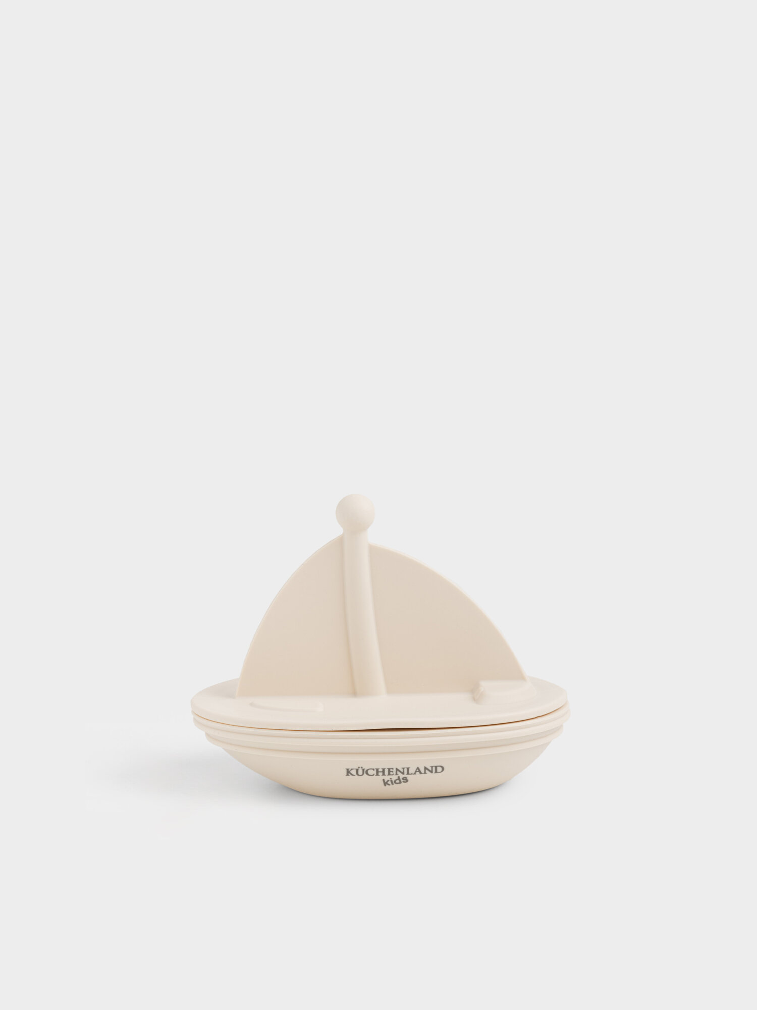 Игрушка для купания, 10x8 см, силикон, бежевая, Кораблик, Kiddy, Kuchenland