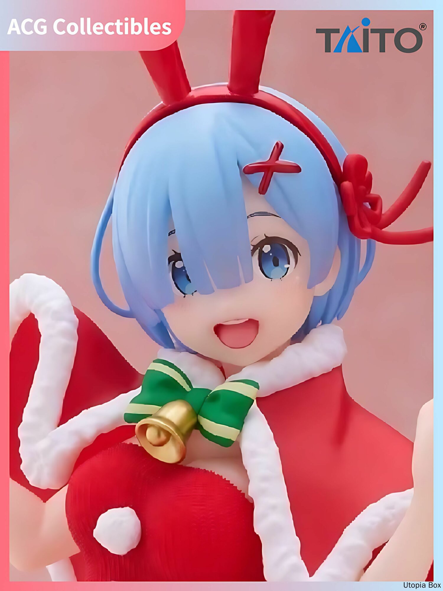 Фигурка Re: Zero Рем в зимнем образе зайки, 23 см, официальная лицензия, высокое качество и проработанные детали