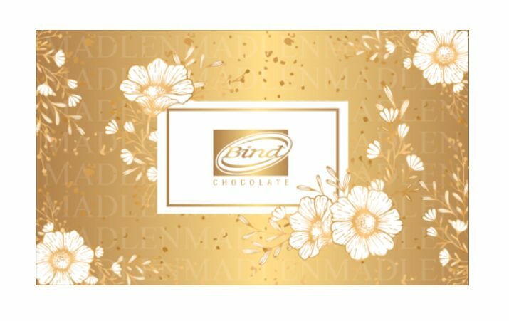 Шоколад BIND "Мадлен-голд" Плитки из молочного и темного шоколада 150г