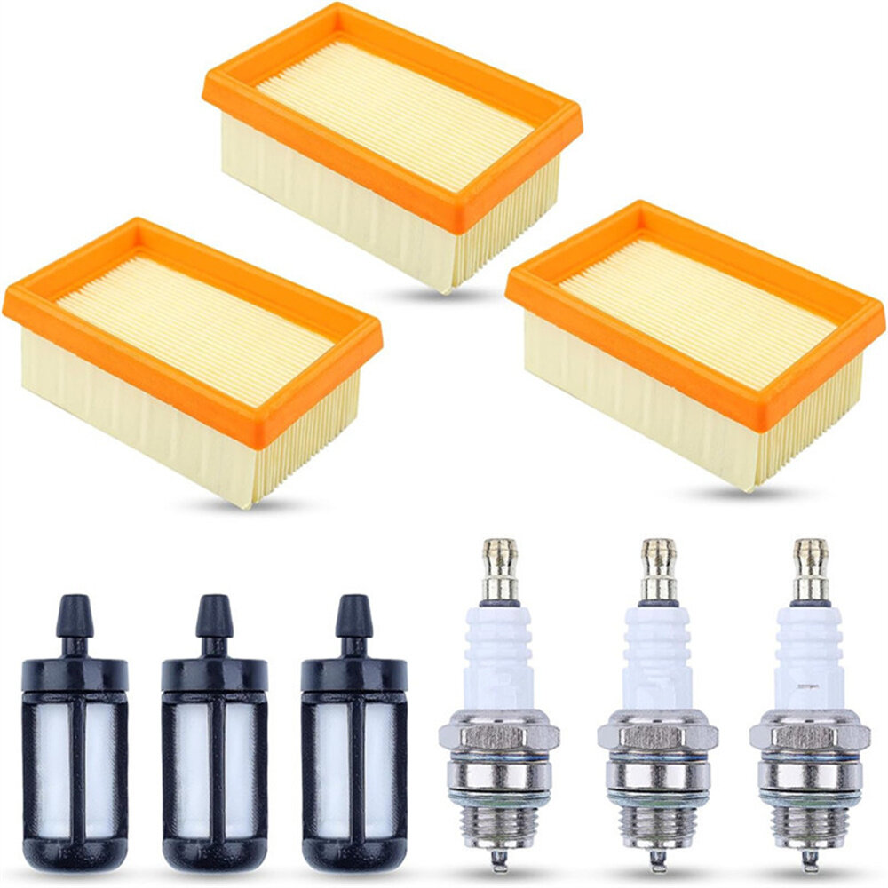 Air Filter Fuel Filter Spark Plug Kit 4223-141-0300 Fit for Stihl TS400 BR350 SR430