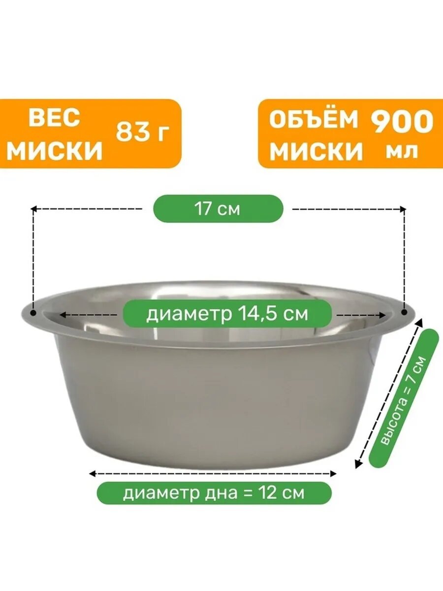 Универсальная миска для домашних питомцев