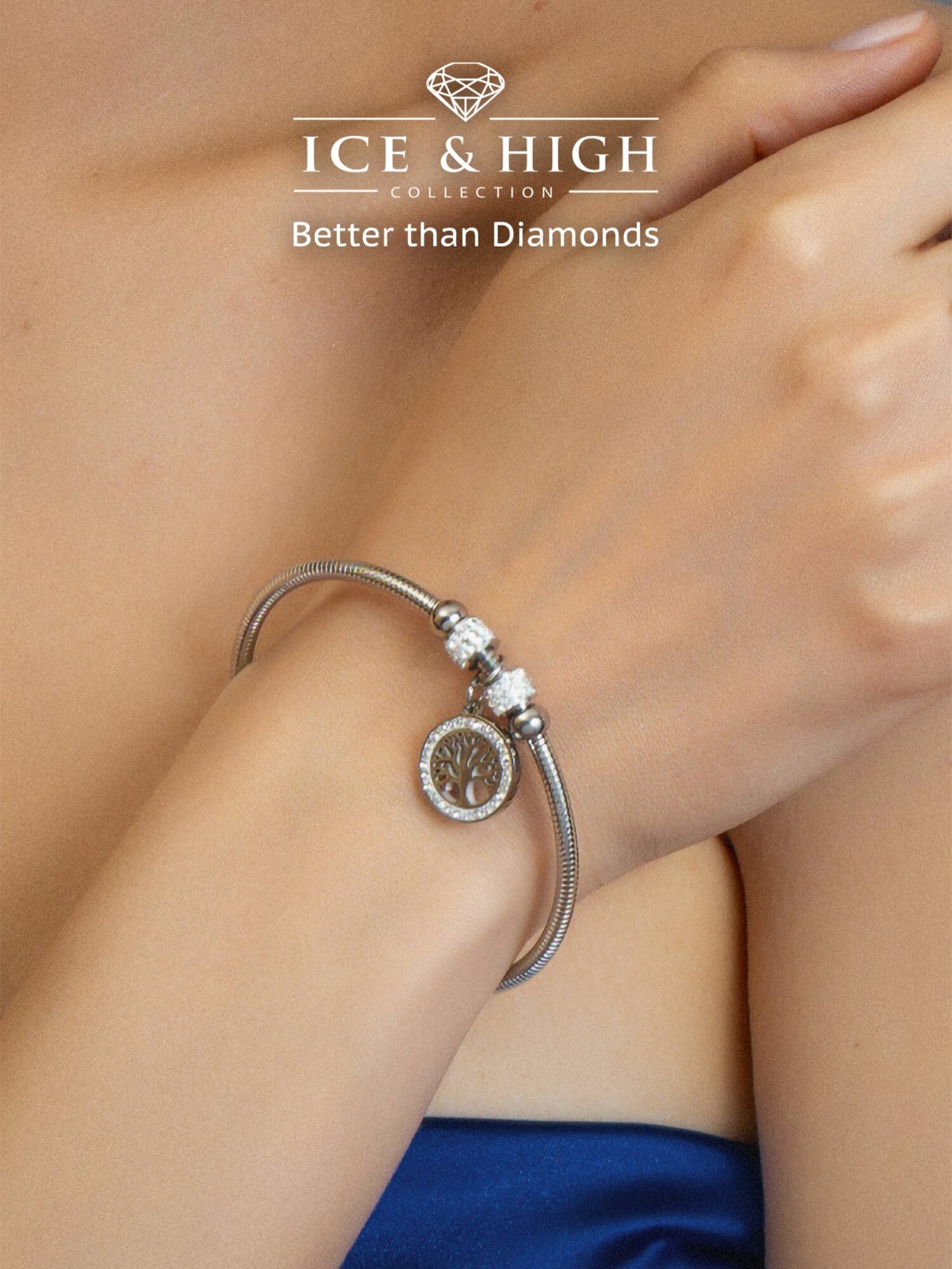 Браслет, искусственный камень, стразы, кристалл, горный хрусталь, стекло, хрусталь