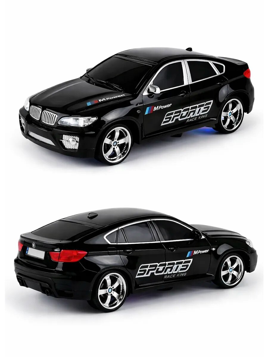 Машинка BMW на радиоуправлении черная пластиковая от Mari Toys