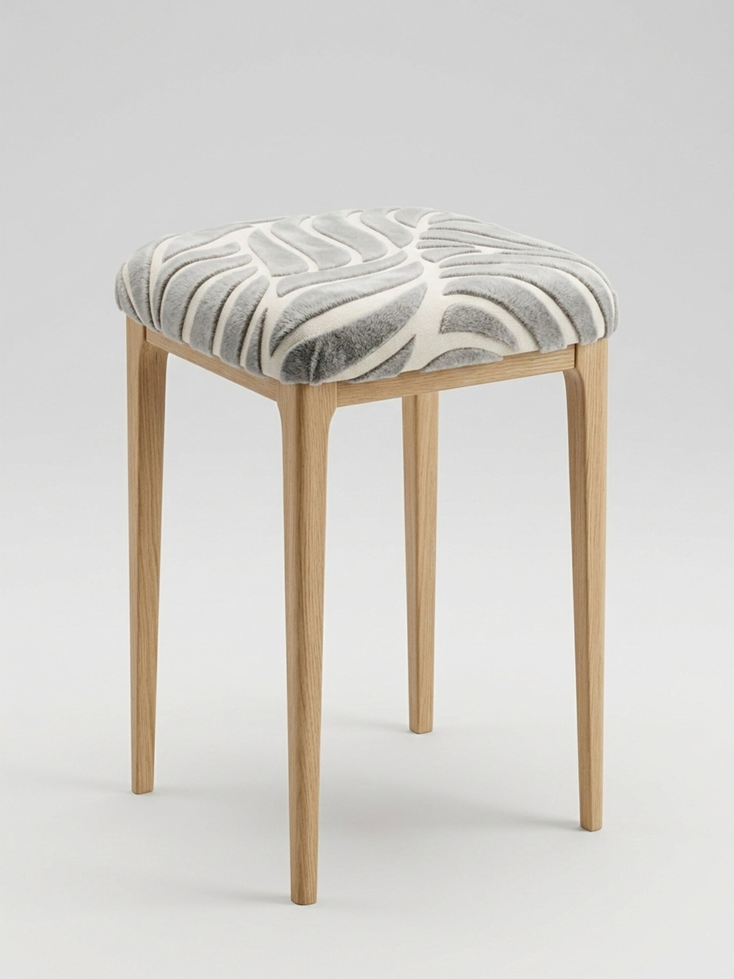 Чехлы на табуретки круглые и квадратные на резинке, набор 4 шт Paola 35х35 см