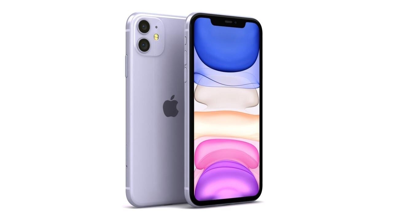 Смартфон Apple iPhone 11 128ГБ, nano SIM+eSIM, фиолетовый