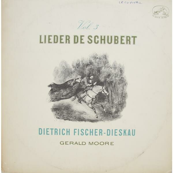 Винтажная виниловая пластинка SCHUBERT - LIEDER DE SCHUBERT (VOL.3) (DIETRICH FISCHER-DIESKAU, GERALD MOORE)