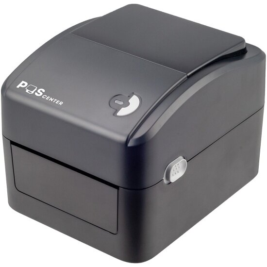 Принтер этикеток Poscenter PC-100 U (прямая термопечать, ширина ленты в диапазоне 1"- 4", USB) черный