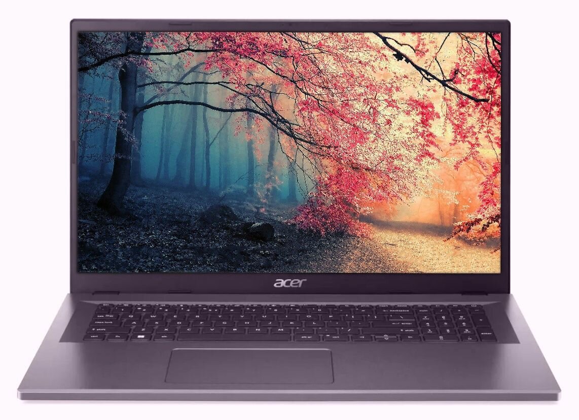 Ноутбук Acer Intel N-Series 2,8ГГц 4 ядер. 17,3' 1920x1080 Intel UHD Graphics Xe 24EUs Windows 11 Pro Русская раскладка