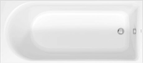 Ванна акриловая Duravit D-Neo 700475000000000 1800х800хh600мм, встраиваемая с одним наклоном для спины, цвет белый