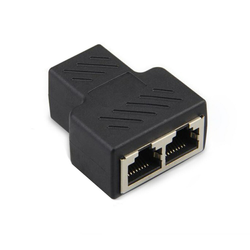 1-2-канальный разветвитель RJ45 с гнездом LAN Ethernet сетевой кабель двойной разъем адаптер порты муфта для док-станций