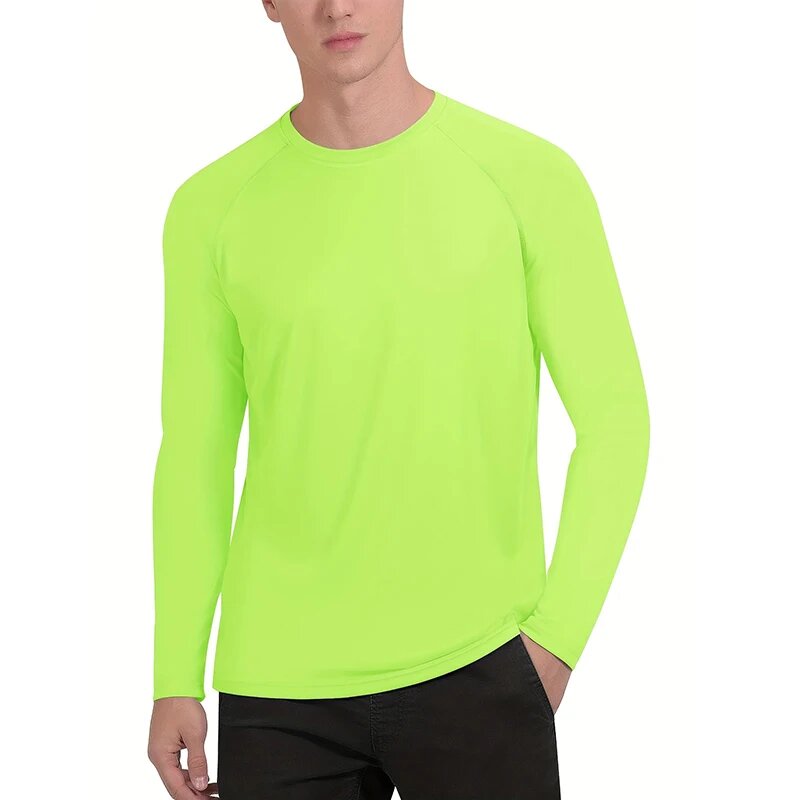 Мужская рубашка с длинным рукавом, цвет chartreuse, XXXL