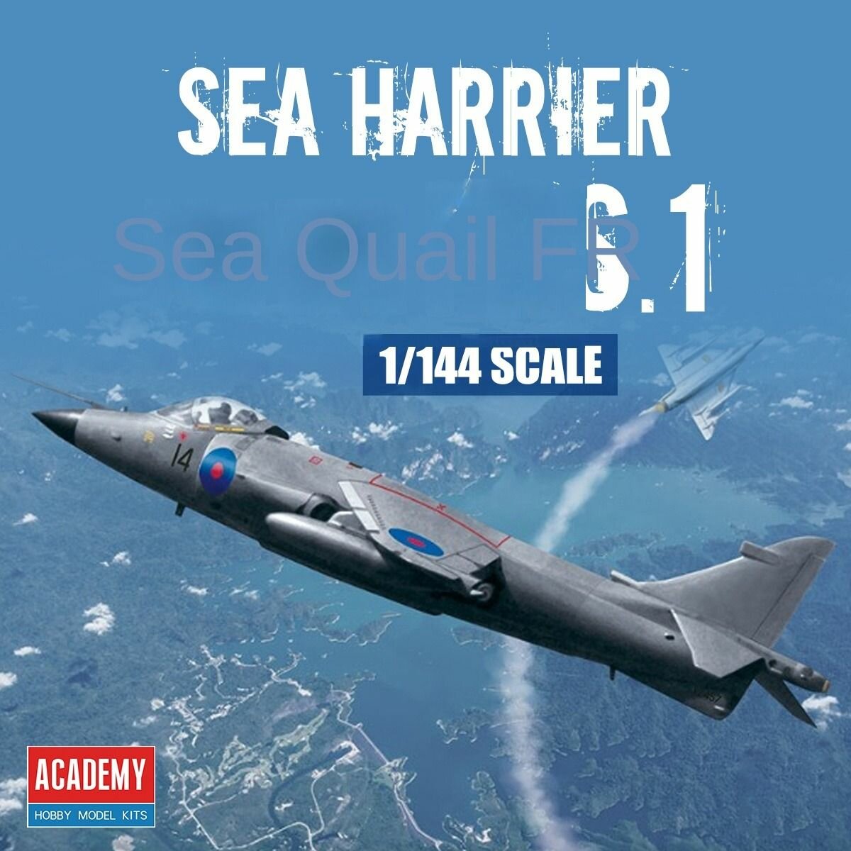 ACADEMY 12657 1/144 Британский Морский Харриер FRS.1 Набор моделей сборки самолетов