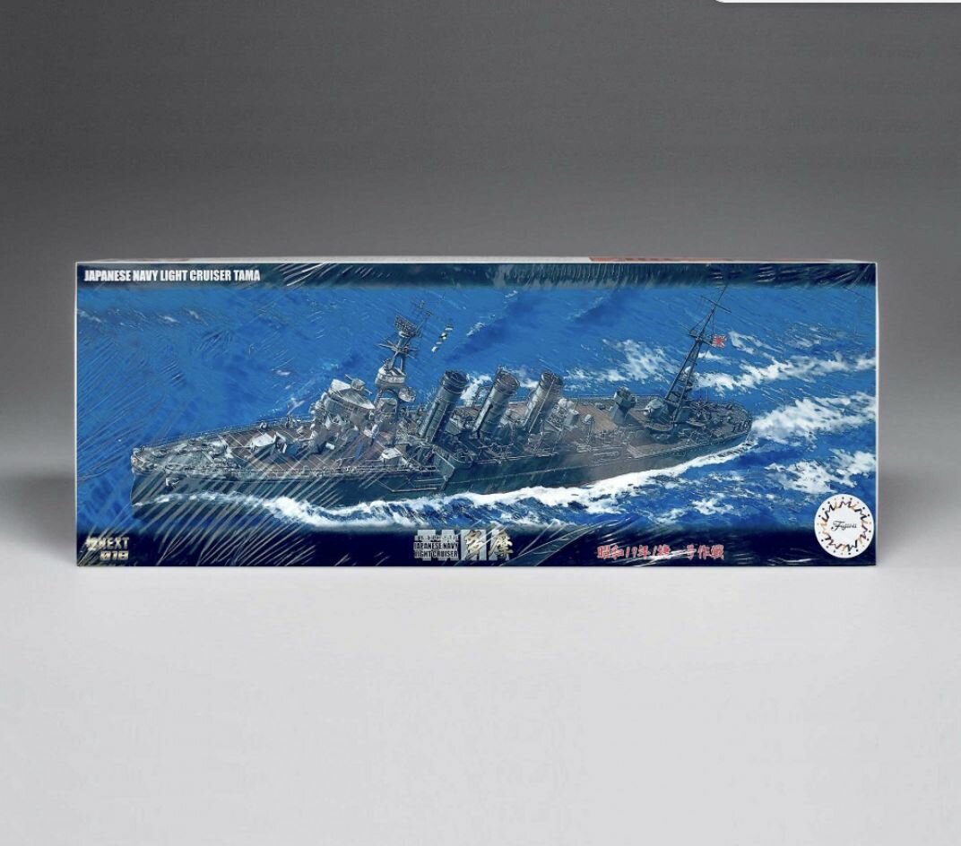 Сборная модель Fujimi 460710 Японский крейсер "Тама" 1944 (1/700) Без клея и красок! Детализация и реалистичные наклейки