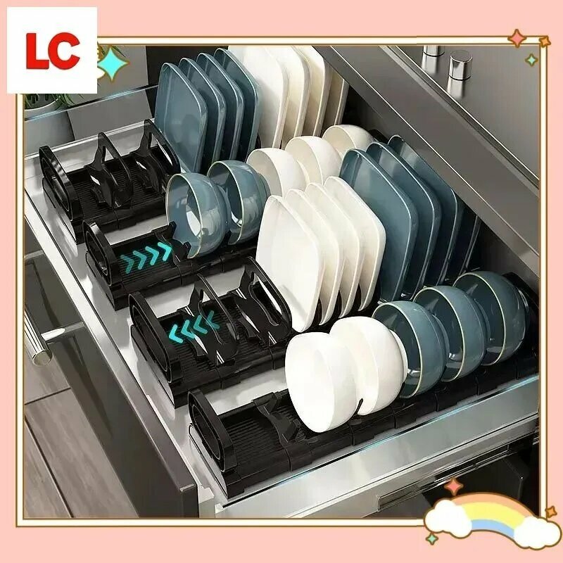 Держатель кухонный для крышек, для сковород, тарелок, кастрюль, 40 см х 8 см х 9 см, 1 шт