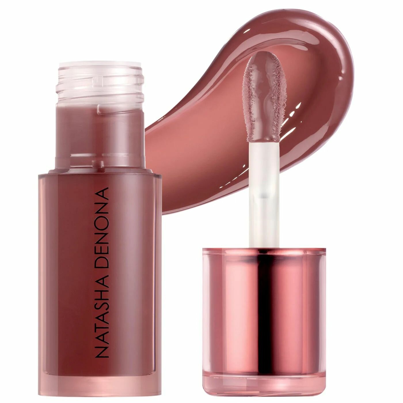 Natasha Denona Оттеночный бальзам для губ Hy-Gloss Tinted Lip Gloss Balm (Cherry Cola) 7 мл