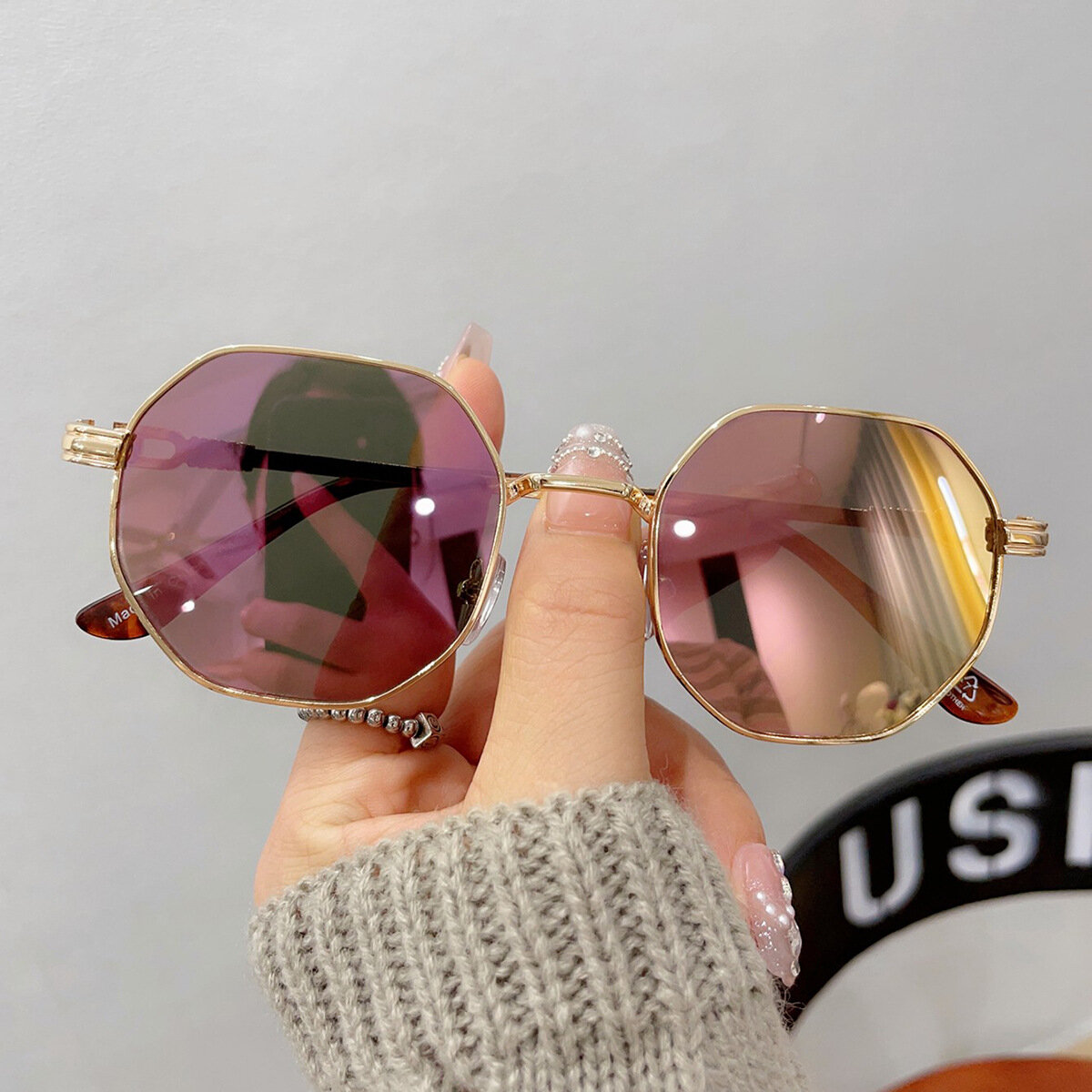 Style Очки Пилот Вождение UV Защита Унисекс Стиль