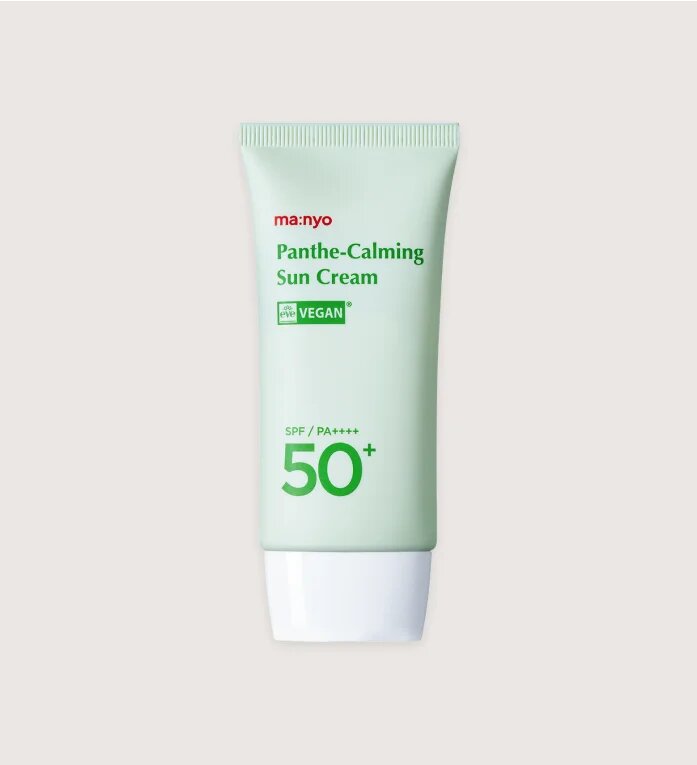 Веганский солнцезащитный крем с пантенолом Manyo Panthe-Calming Sun Cream SPF50+
