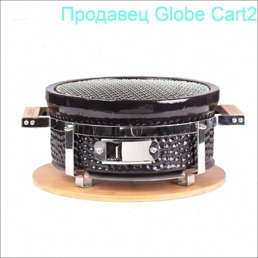 Эксклюзивный настольный гриль Hibachi в японском стиле из керамики с углем-6