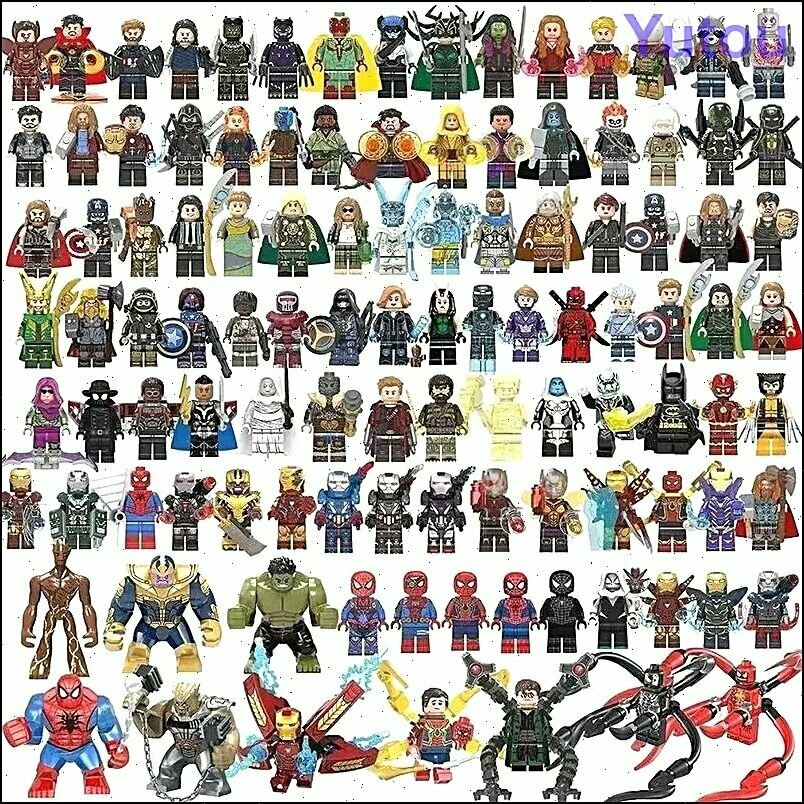 Конструктор фигурки марвел legends набор Marvel супергерои игрушки случайно 20 штук