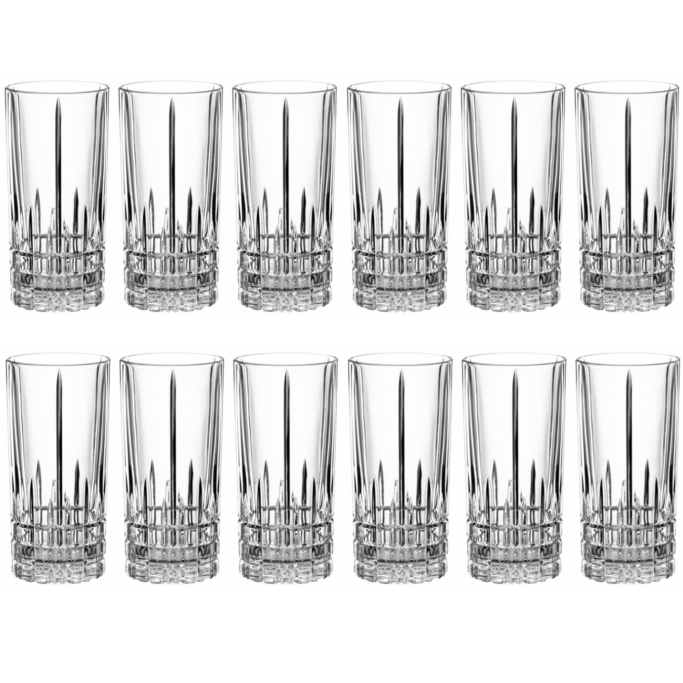 12 стаканов для коктейлей Spiegelau Perfect Poolglass Longdrink Set 4507519