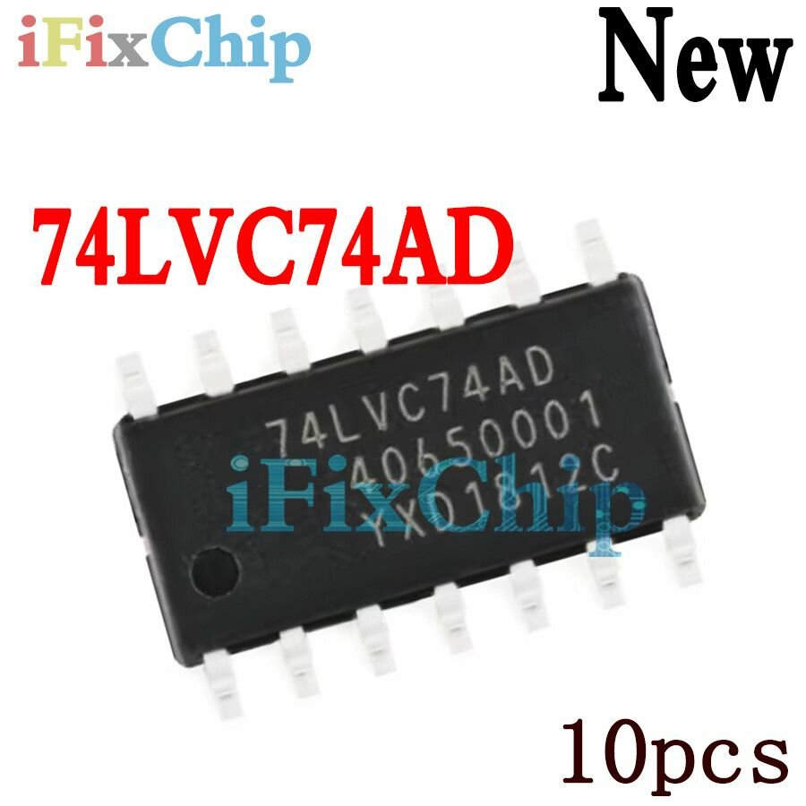 10шт /упак новый 74LVC74AD SOP-14 SN74LVC74AD SOP логическая микросхема SMD