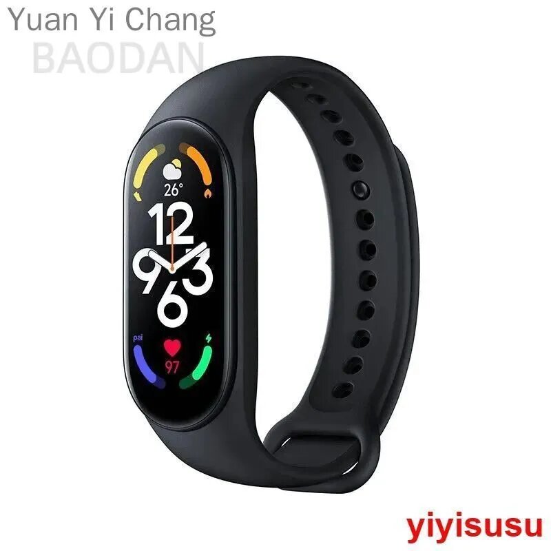 Фитнес-браслет mzm-20260202173620839, черный матовый