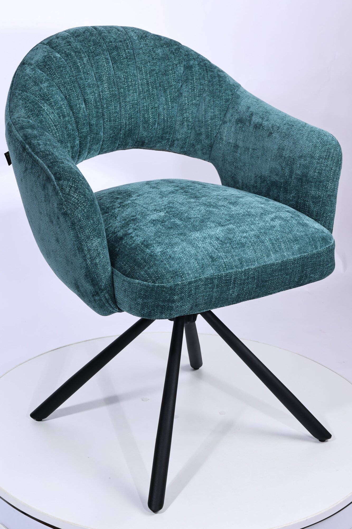 Стул-кресло Кристалл 4 шт, поворотный, мягкий, со спинкой, пружинный блок