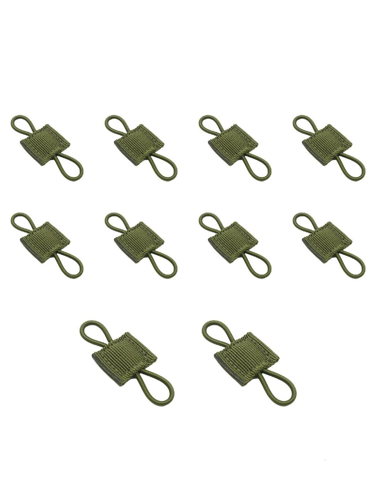 Крепёжные клипсы MOLLE (10 шт.), Зеленый