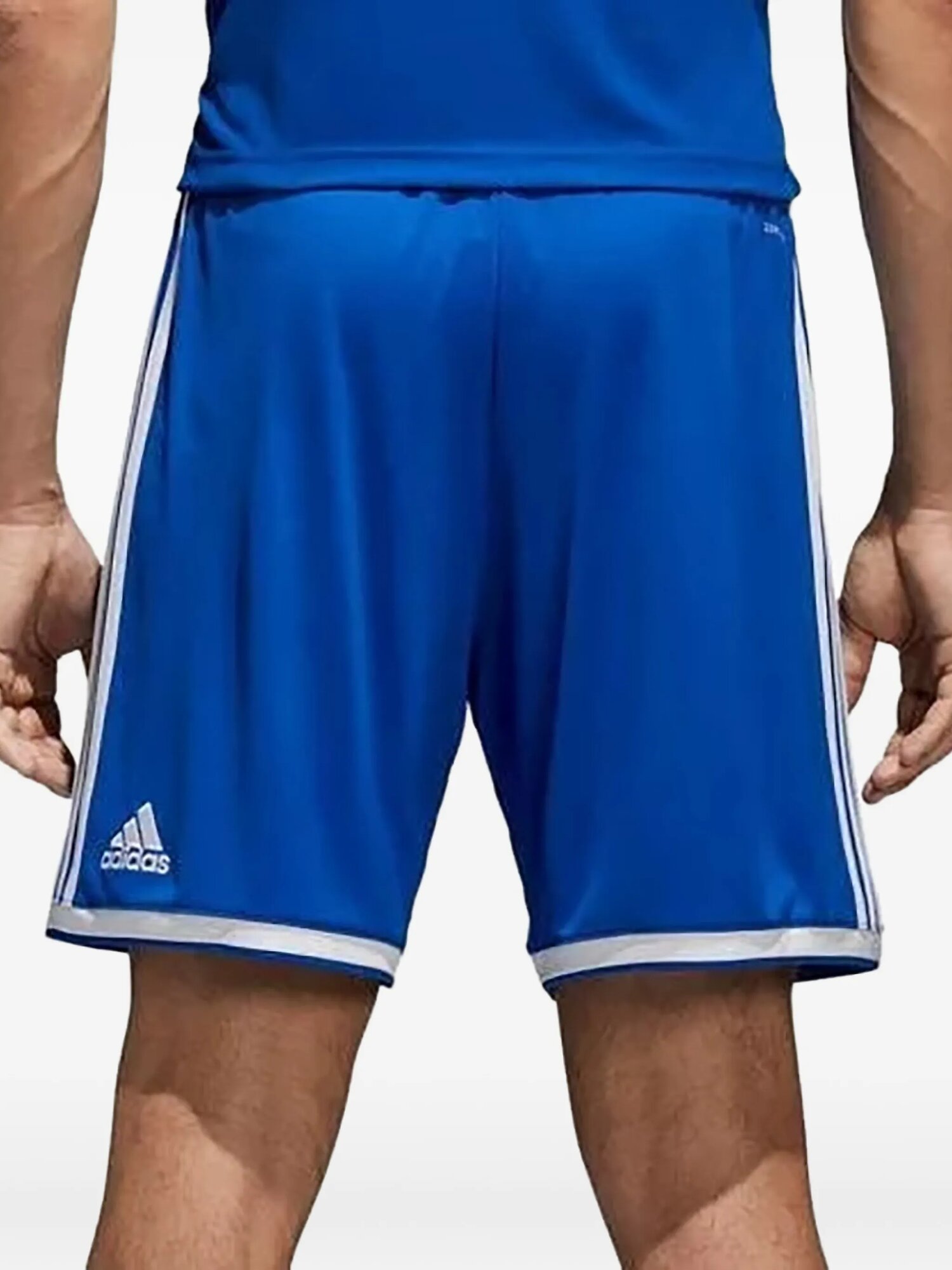 Шорты adidas, размер S, синий — фото 1