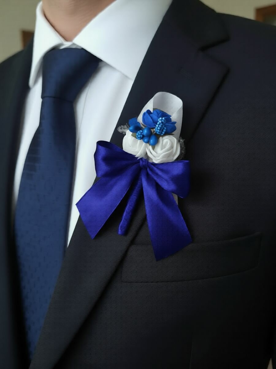 Бутоньерка для жениха или свидетеля