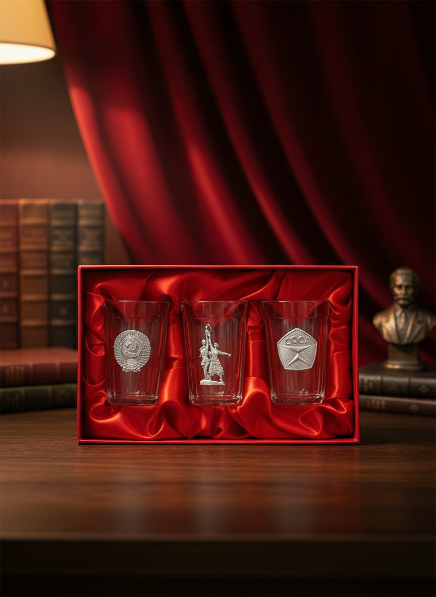 Набор гранёных стаканов Советский стандарт