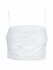 Топ Staud Ruched top, размер L, white