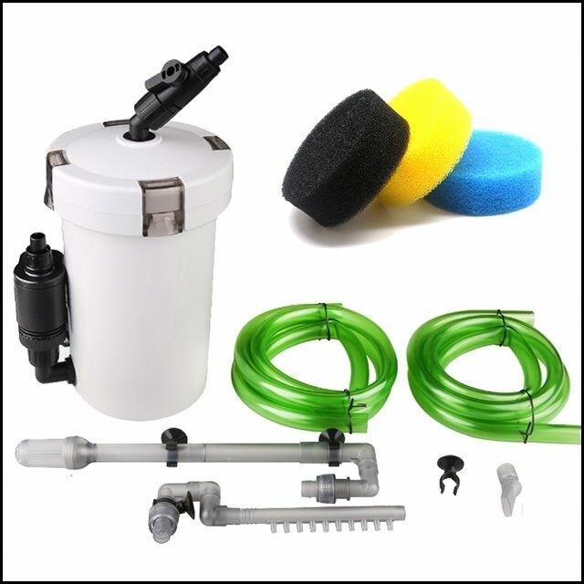 Внешний фильтр SUNSUN, HW-602B 6 Вт 400Л/ ч подходит для аквариума объемом 80-100 литров