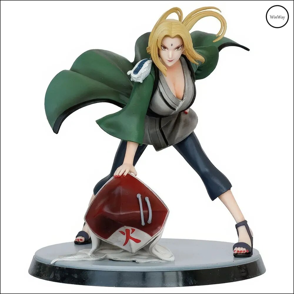 Фигурка Цунаде (Tsunade) — Naruto, бутлег, 14.5 см Фигурка персонажа Наруто для коллекции — фото 1