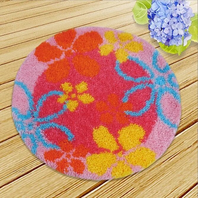 Коврик для вышивания 45 x 45 см, Вышивка в ковровой технике, набор / рукоделие